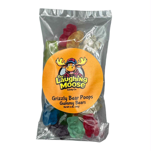 3 Oz Grizzly Bear Poop Gummy Bears – Laughing Moose Candy Co.